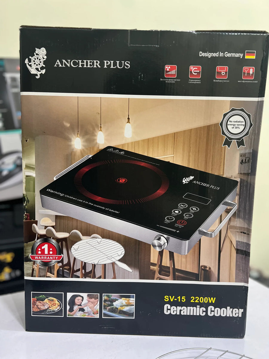 Ancher Plus Universal Infrared Cooker - Hotplate 2200W – AL-Hadi Imports